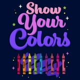 Boy's Crayola Show Your Colors Crayons Lineup Graphic T-Shirt - Walmart.com
