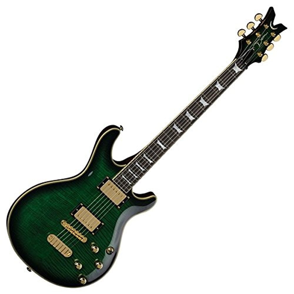 Dean DCR ICON TGR Dean Custom Run 15 Icon Trans Green Electric Guitar ...