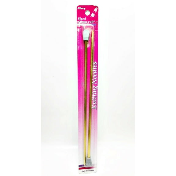 Knitting Needles by Allary Size 7 4.5mm x 10" & - Walmart.com