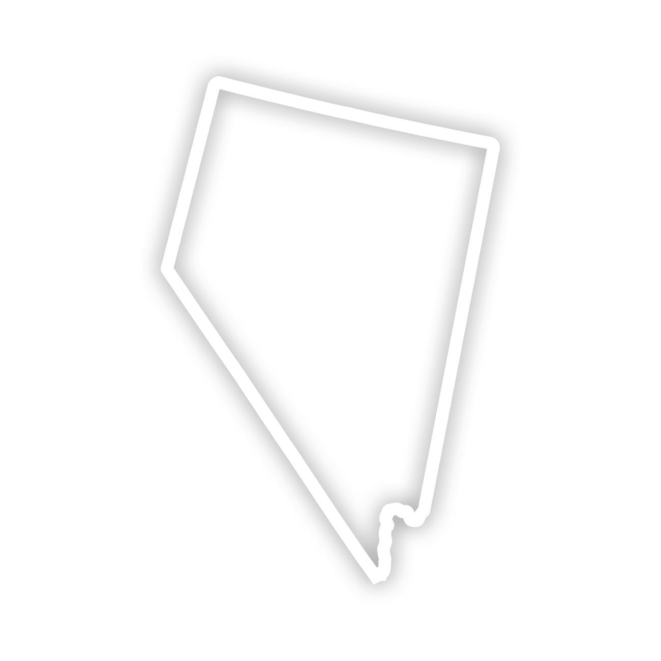 Nevada Outline Sticker Decal Die Cut - Self Adhesive Vinyl ...