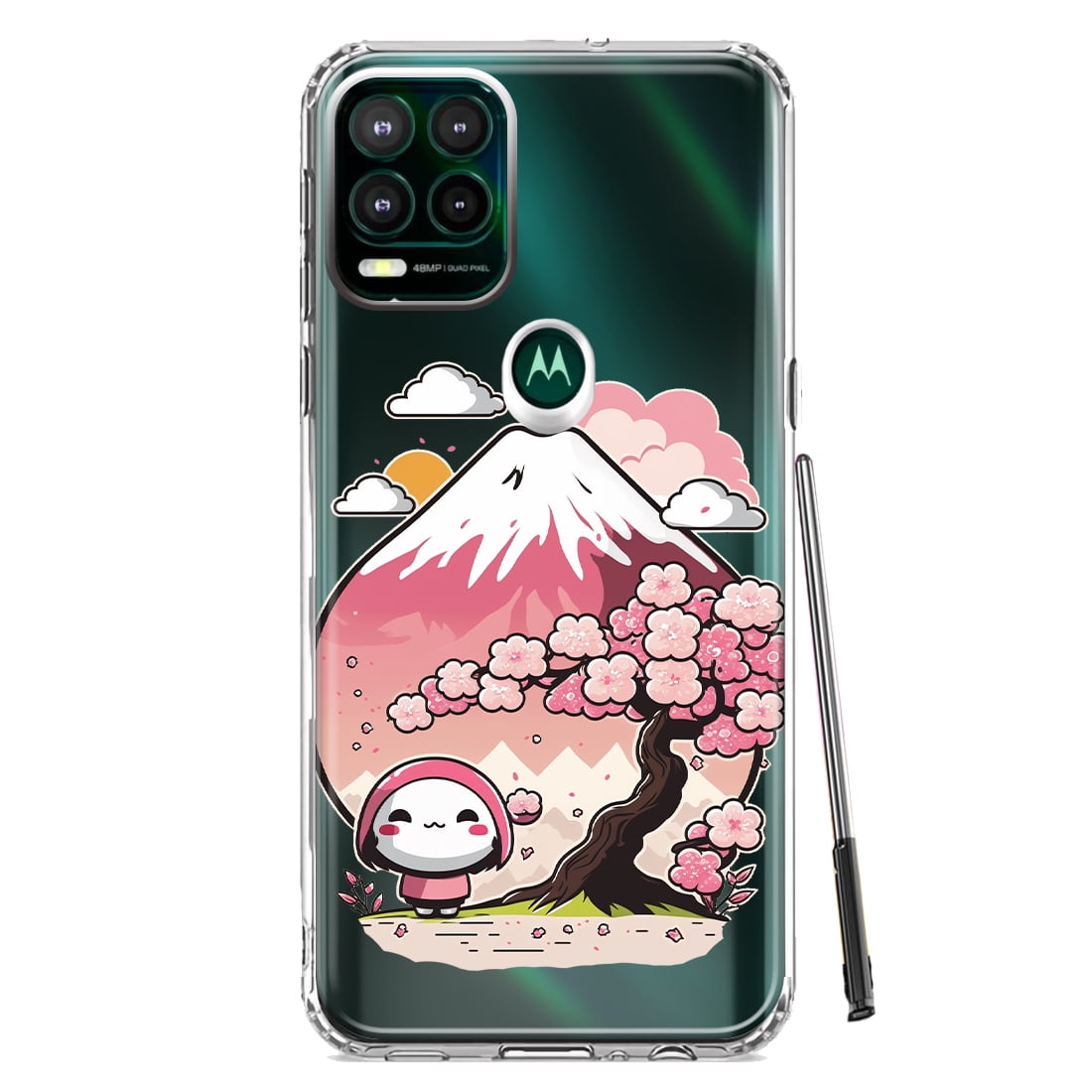MUNDAZE Motorola Moto G Stylus 5G Shockproof Clear Hybrid Protective ...