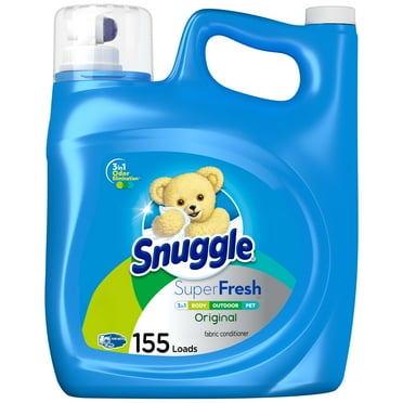 Snuggle Plus Super Fresh Liquid Fabric Softener, Spring Burst, 31.7 ...