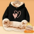 Byoo Big Girls Hoodie Sweatshirt Sweet Heart Printed Soft Cozy Long ...