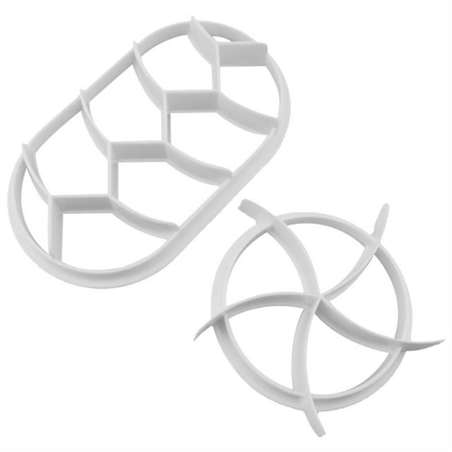 2PCS Dough Press Mold Set Baking Bread Rolls Mold Plastic Pastry ...