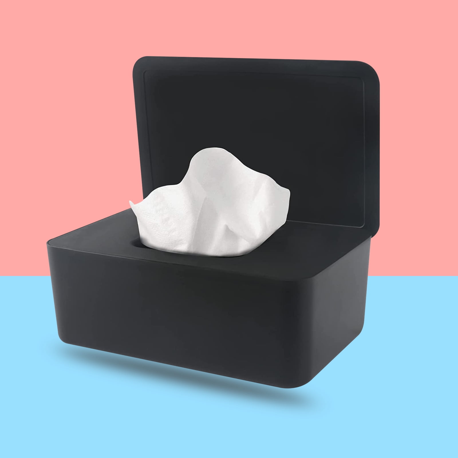 Wet Wipes Storage Box, Baby Wipes Dispenser Holder, Reusable Bathroom ...