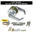 70mm Door Handle Heavy Duty Grade 2 Keyed Entry Door Lever with Key and ...