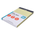 Pen+Gear Jr. Legal Pads, 3 Pack, Canary Paper, Wide Ruled, 50 Sheets, 5 ...