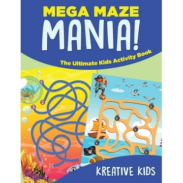 Maze Craze! Kids Maze Activity Book (Paperback) - Walmart.com