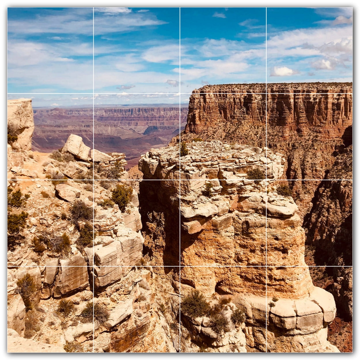 Picture-Tiles.com: Canyon Ceramic Tile Wall Mural WAL500345-44S. 17"W x ...