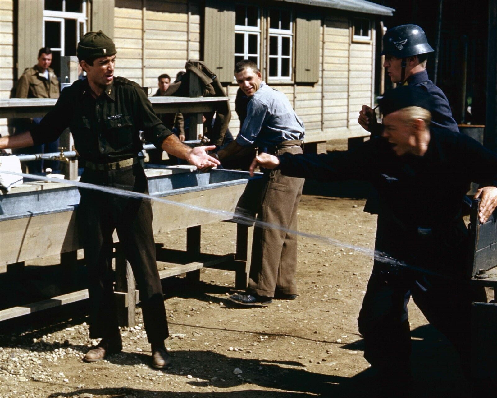 The Great Escape Jud Taylor as Graf turns water on Robert Graf 8x10 ...