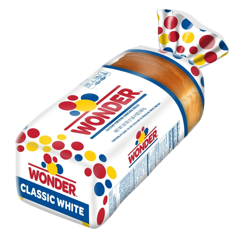 Packaged Loaf Of Wonder Bread