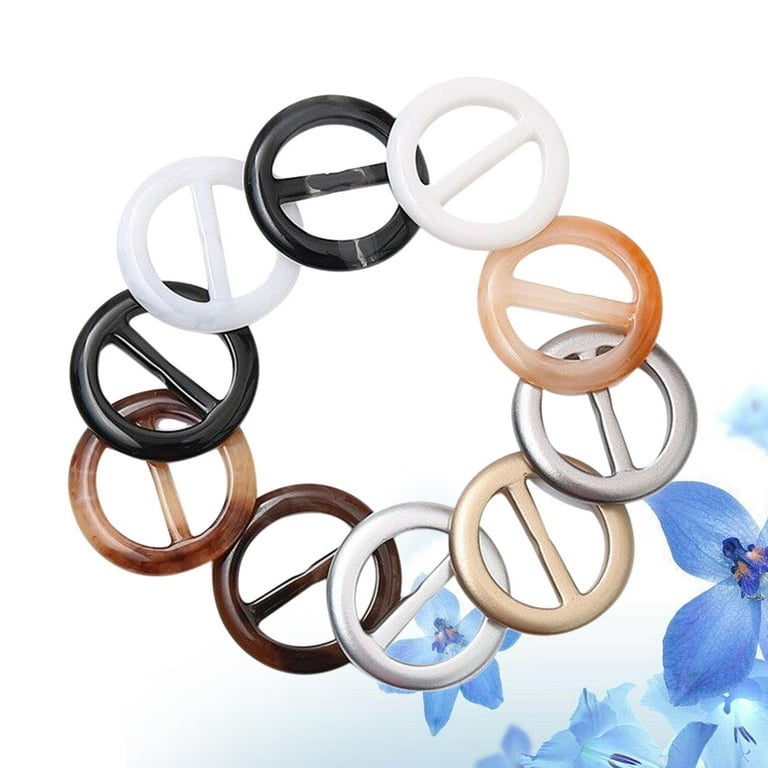 Shirt Clips For Women Clothing 6 Pcs 5CM Fashion Resin T Shirt Clips ...