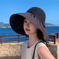 Breathable Mesh Bucket Hat for Women, Wide Brim Sun Hat UPF 50+ Summer ...