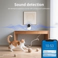 AI 1080P Indoor Security Camera with Color Night Vision, Two-Way Audio ...