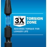 HART 68-Piece Impact Driver Bit Set with Storage Case, Torsion Zone ...