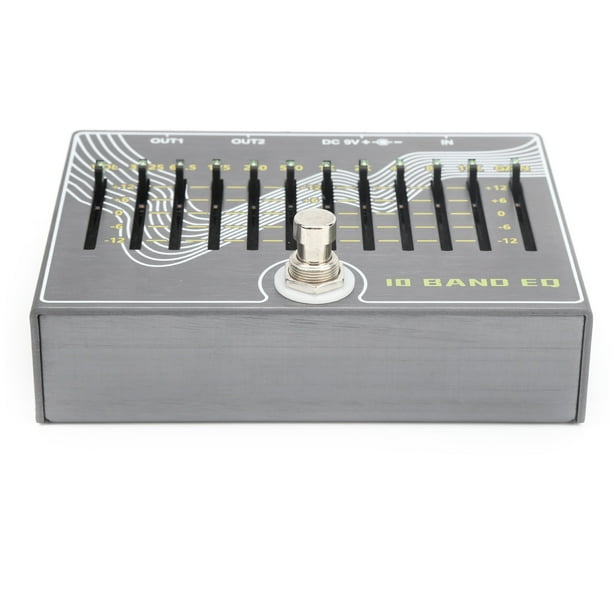 Guitar Equalizer,Equalizer 10‑Band with Volume/ Portable Equalizer ...