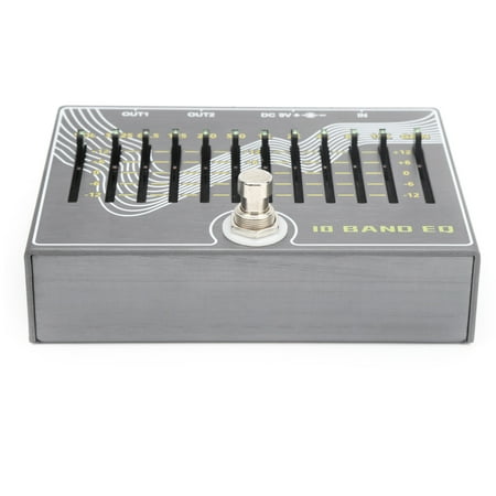 Guitar Equalizer,Equalizer 10‑Band with Volume/ Portable Equalizer ...