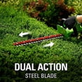 Greenworks 24V 22" Hedge Trimmer with 1.5Ah Battery & Charger 2205402 ...