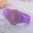 New Ladies Solid Pattern Wristwatch Wind Up Watches For Women Clock
