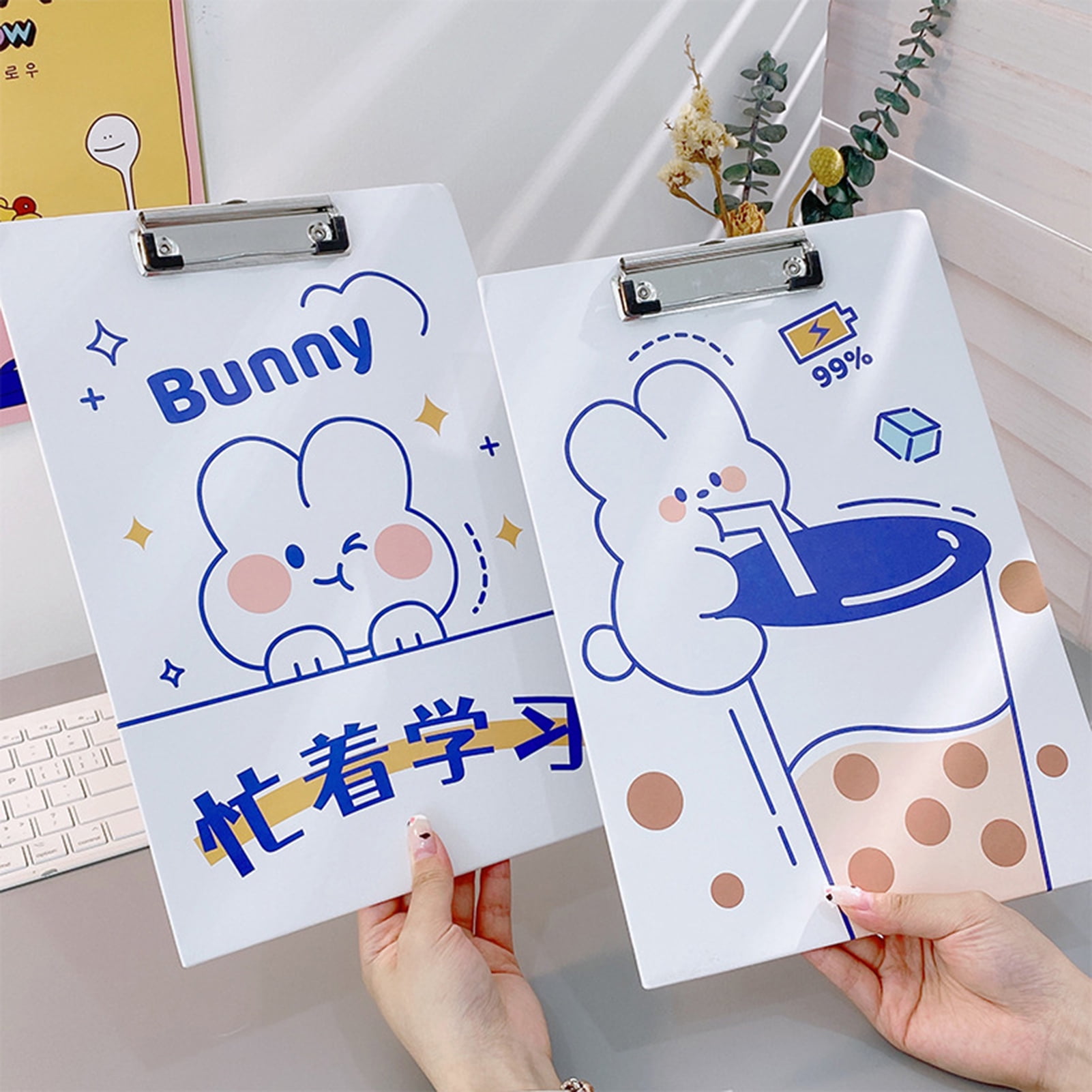 Paperboard Clip Multifunctional Hard Cute A4 Cartoon File Memo Test ...