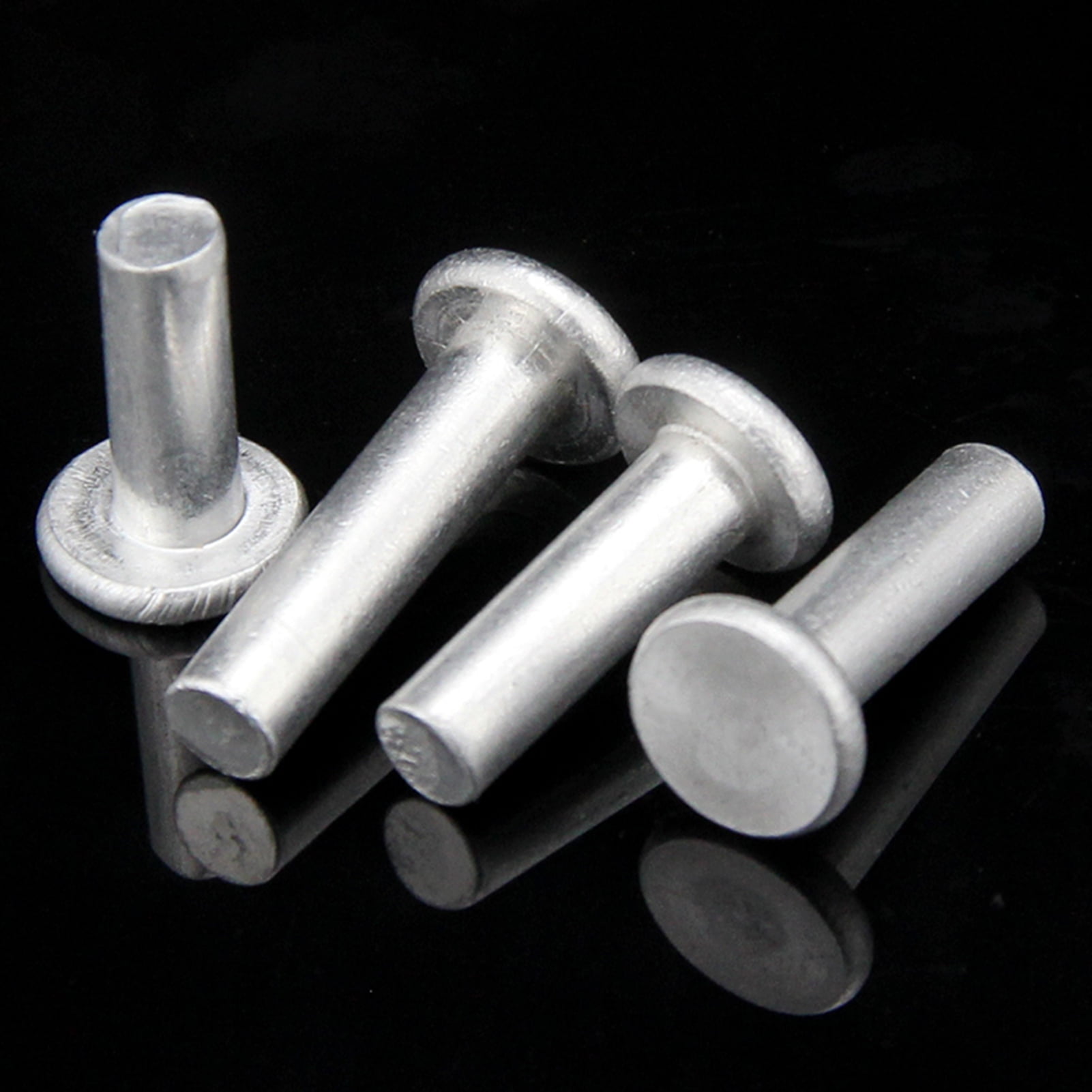 350-Piece Solid Rivet Kit Small, High-Strength Aluminium Flat Head ...