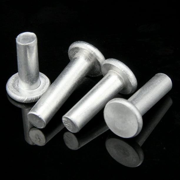 350-Piece Solid Rivet Kit Small, High-Strength Aluminium Flat Head ...