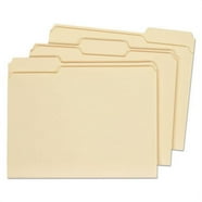 Universal Reinforced Kraft Top Tab File Folders, 1/3-Cut Tabs, Letter ...