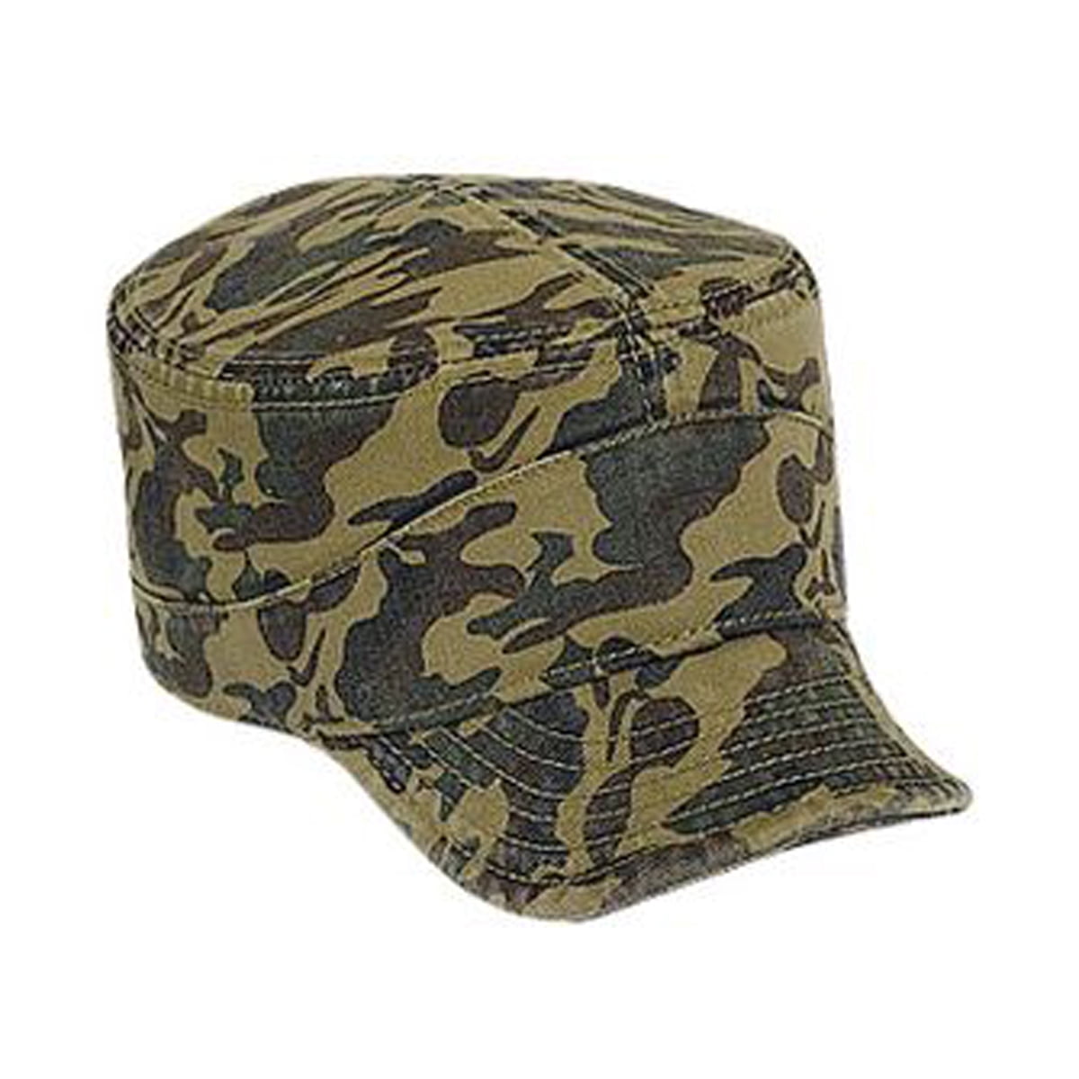 Otto Cap Camouflage Superior Garment Washed Cotton Twill Flexible Soft