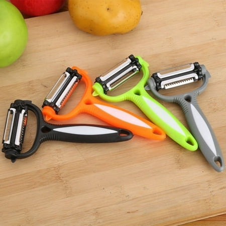 Vegetable Fruit Peeler Parer Julienne Cutter Slicer Kitchen Steel Tool ...