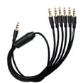 3.5mm Cable Male to Male Splitter for Electric Guitar Mixing Console ...