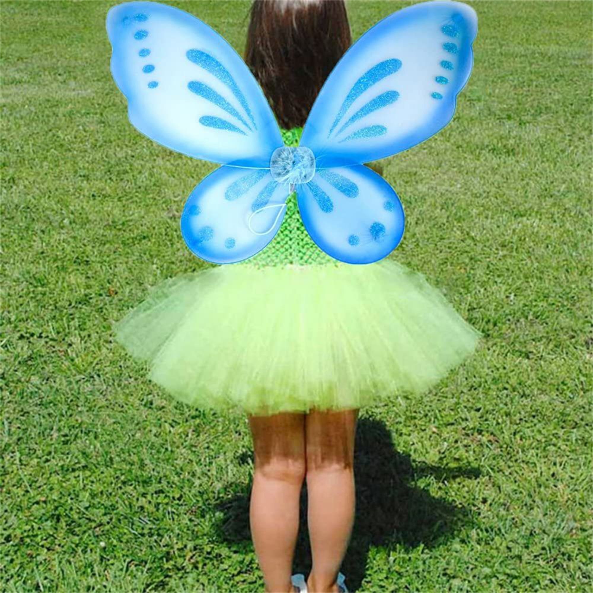 Blue Butterfly Wings Costume