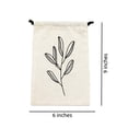 IVILLAGE 20-Pack Cotton Drawstring Bags, Floral Muslin Pouches for ...