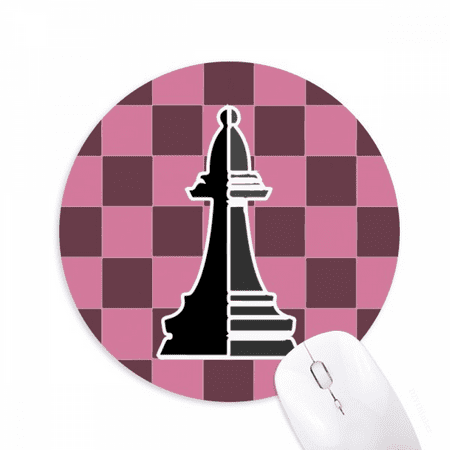 Checkerboard Bishop Black Word Chess Mouse Pad Comfortable Game Office ...