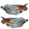 2 Pcs Headlights Assembly Set Fit for Toyota Corolla LE Eco L LE Models ...