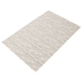 6.5' x 9.5' Gray Contemporary Striped Rectangular Outdoor Area Throw ...