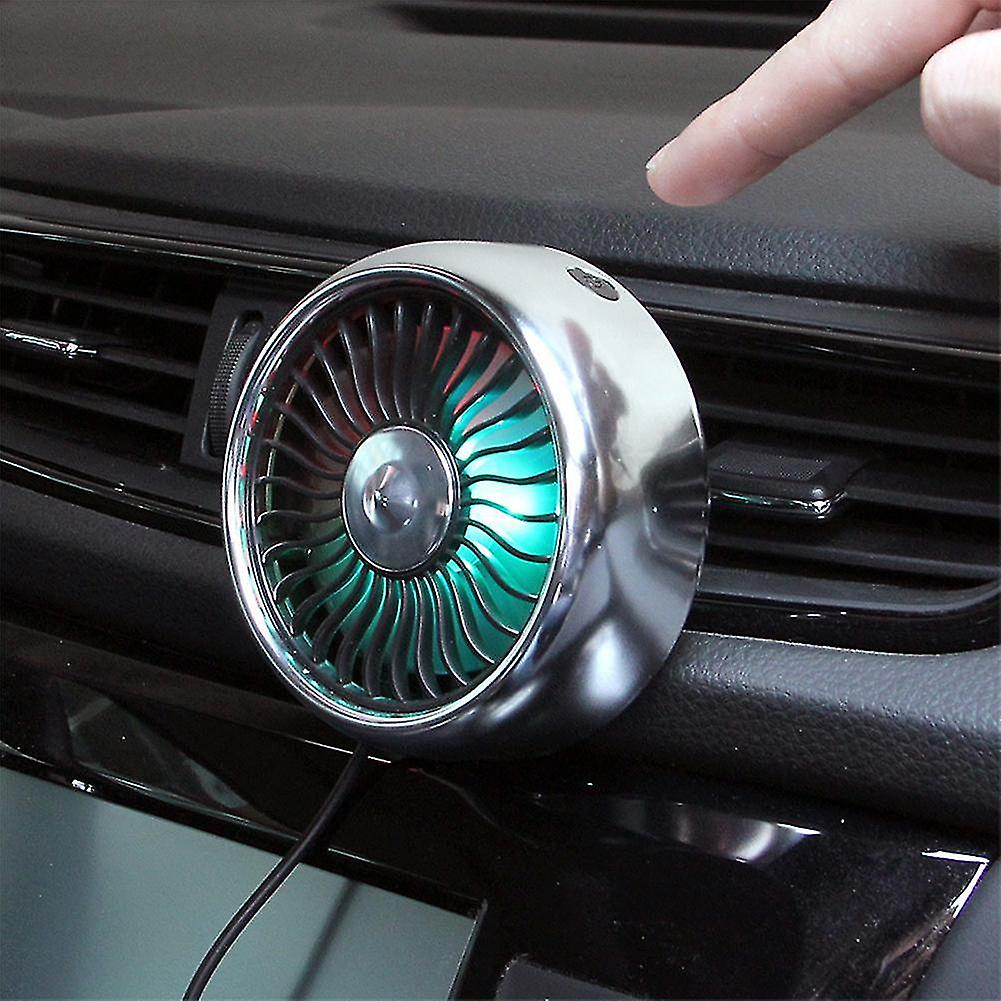 Car fan Multi-function Mini car fan cooler Car 360 Degree Rotating ...