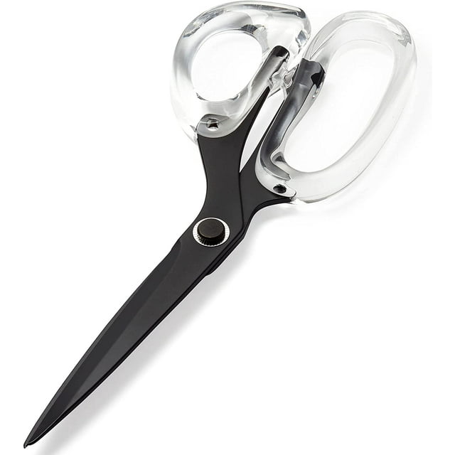 OfficeGoods Acrylic & Stainless Steel 9" Scissors - Modern Design for ...