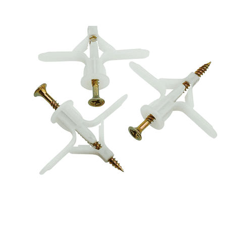 Plasterboard Wall,Plugs and Screws/Wall Fixing Plastic Expansion/Plug ...