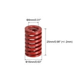 Die Spring, 10 Pack 16mm OD 25mm Long Spiral Stamping Medium Load Die ...