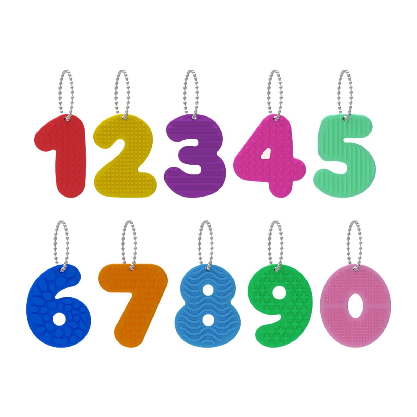 Click here for Arctrm 10 Pieces Number Sensory Toy Textured Senso... prices
