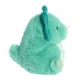 Aurora - Mini Blue Rolly Pet - 5" Teya Triceratops - Round Stuffed ...