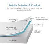 JML Queen Mattress Pad Cover - Quilted Protector - Walmart.com