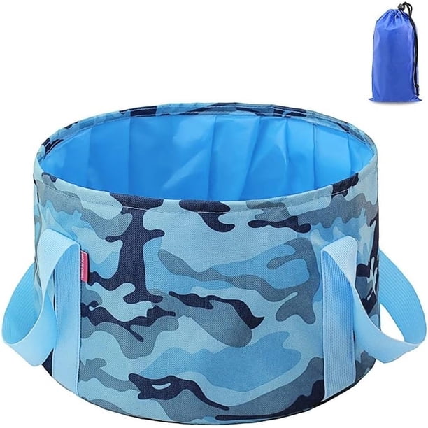 Foldable portable bucket, water storage capacity up to 15 liters, ideal ...