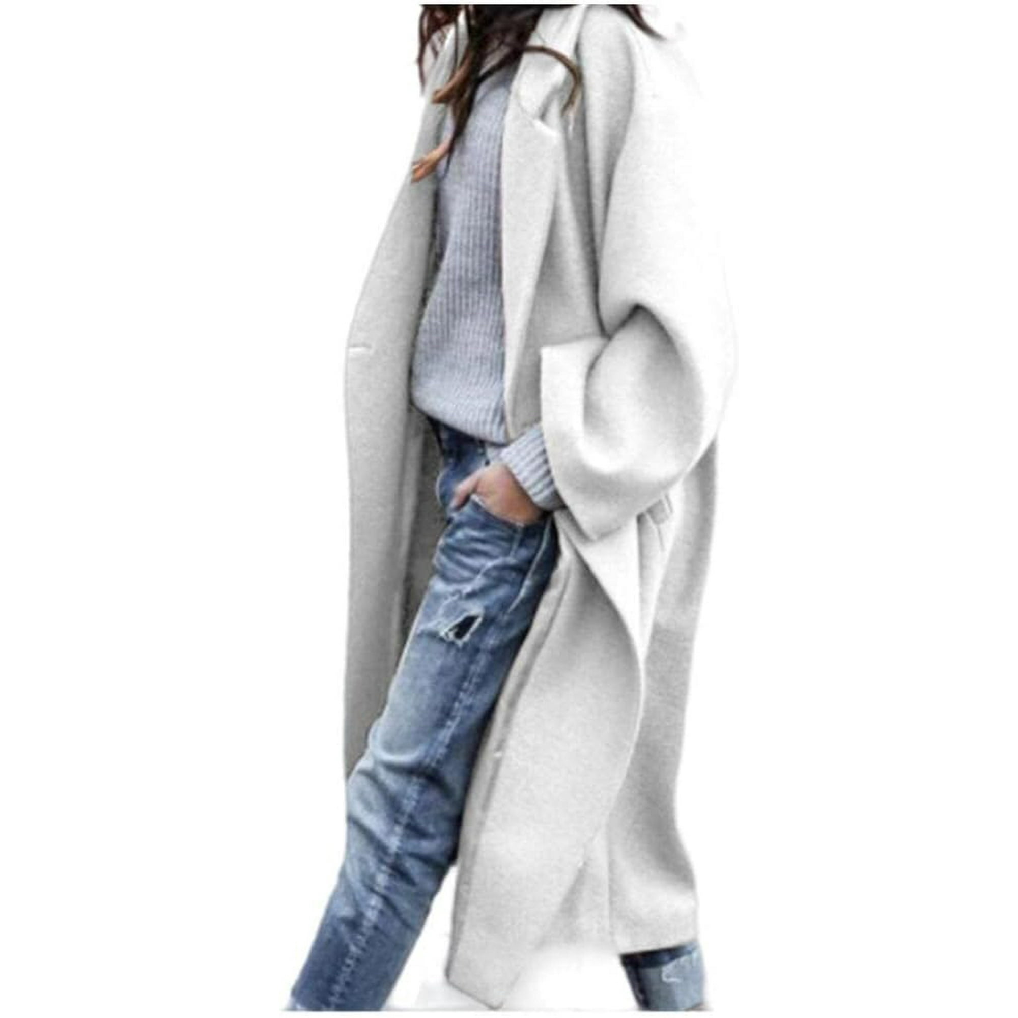 Click here for Luniquz Autumn Winter Casual Color Lapel Woolen Co... prices