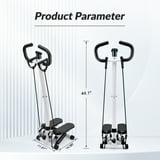 Exercise Stepper Machine with LCD Monitor for Home Gym, Stair Stepper ...
