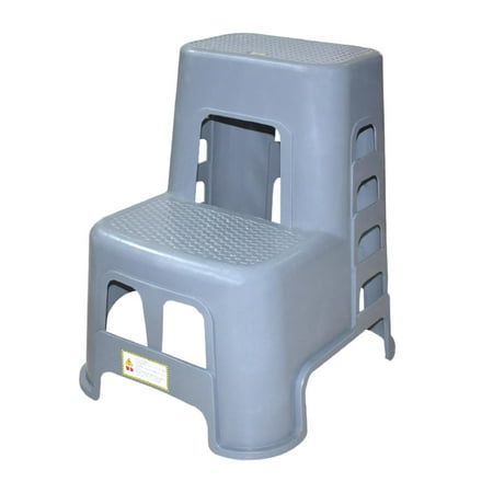 Portable Step Stool Footstool Multi Purpose Non Slip High and Low Stool ...