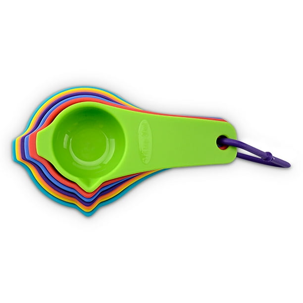 Electronicheart Plastic Measuring Scoop Set Stackable Baking Measuring ...