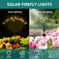 DAYBETTER 6Pack 72LED Solar-Powered Lights, Waterproof Outdoor Garden ...