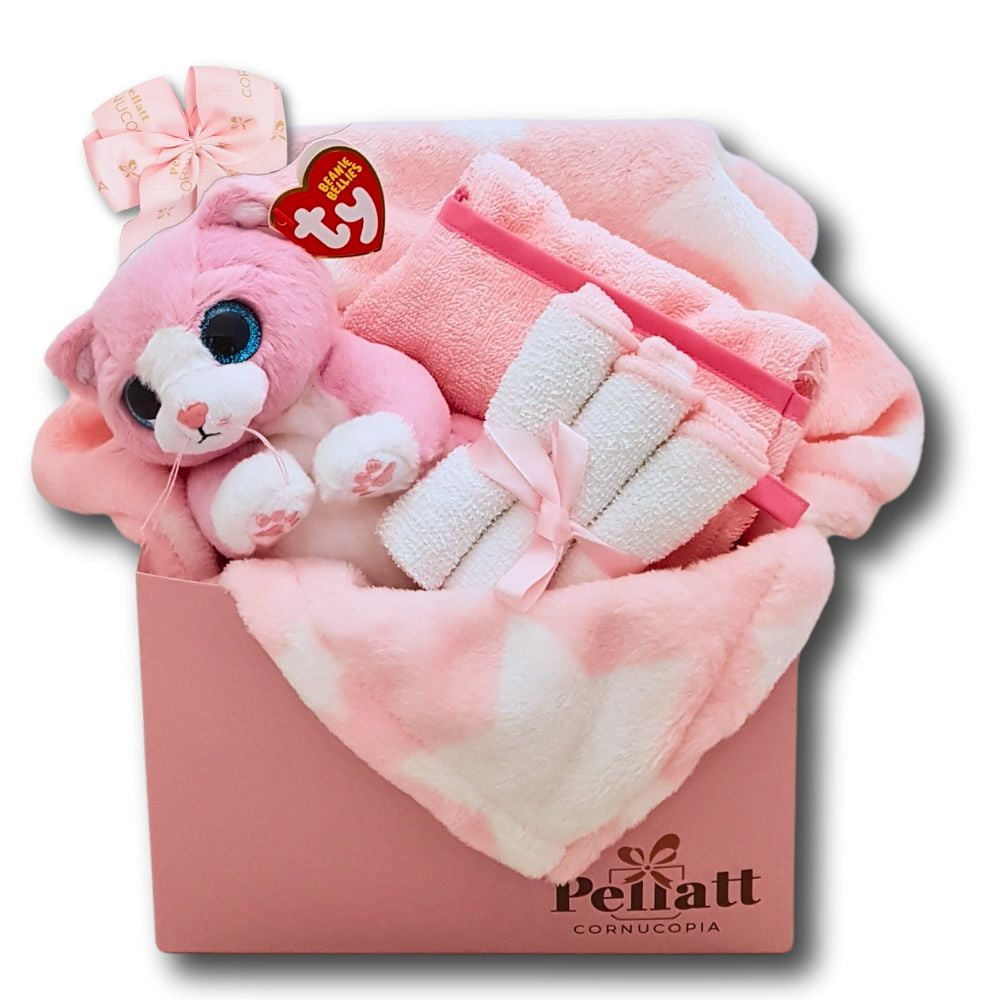 Click here for Pellatt Cornucopia Newborn Baby Girl Gift Basket W... prices