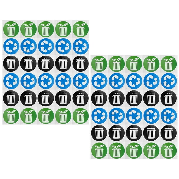 Trash Decal, Trash Sticker, PVC Stickers Recycle Decal Workplaces For ...